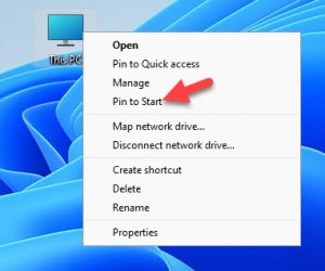 Show My Computer on Desktop - Windows 11/10 - This PC Icon